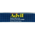 Advil (2 Vials of 10 Tablets) Pain Reliever / Fever Reducer Coated ...