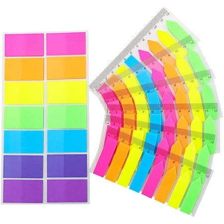 1240 Pieces Page Markers Sticky, Index Tabs, Post it Flags, Writable ...