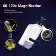 Mini Scope Lighted Portable Microscope for Kids, Compact and Easy-Use ...