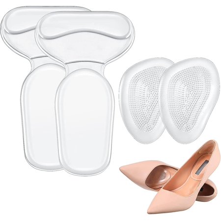 4 Pieces Heel Grips High Heel Cushion Silicone Shoe Pads For Women Gel ...