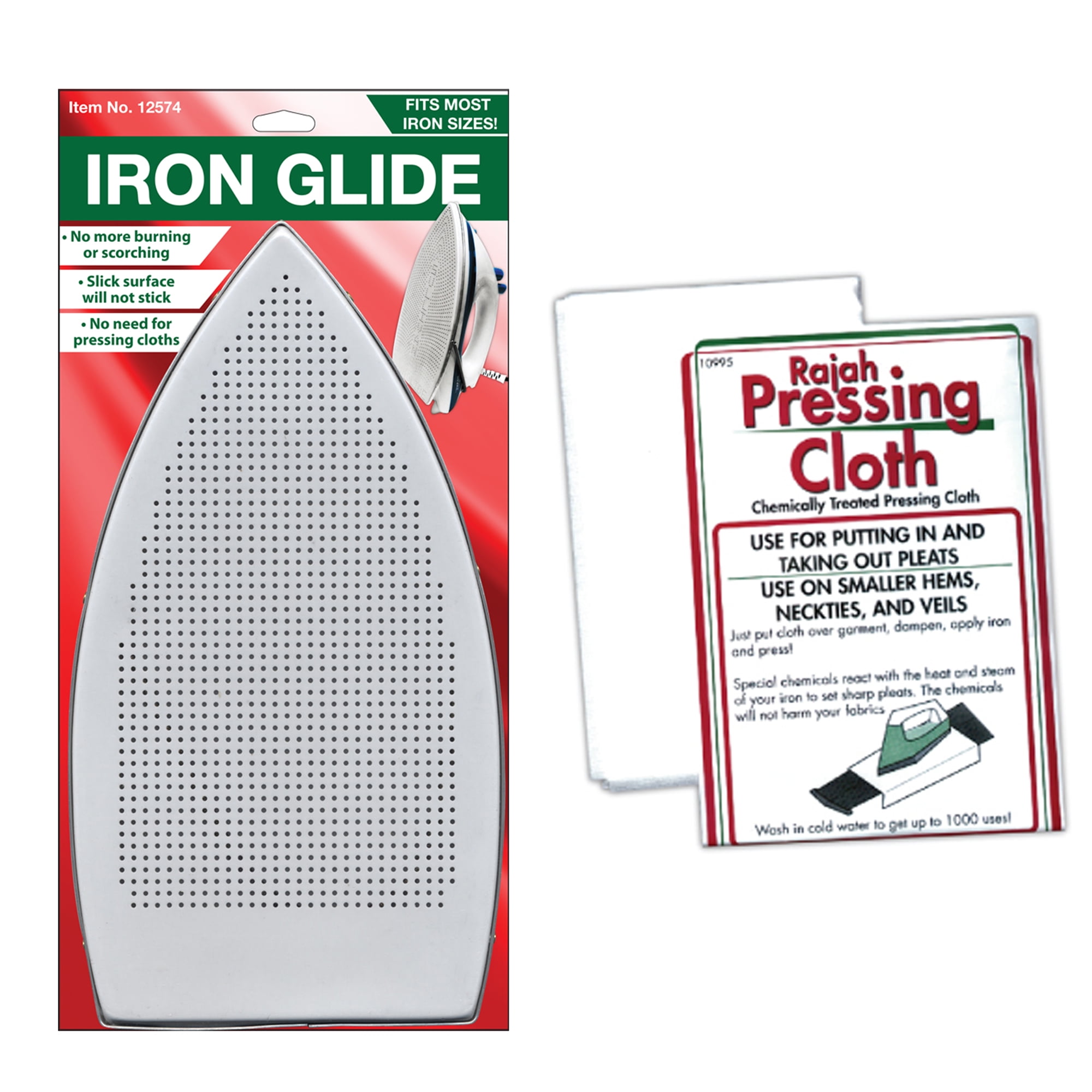 Rajah Pressing Cloth & Iron Glide Bundle - Walmart.com