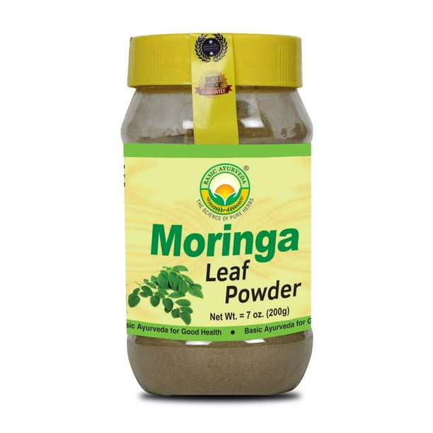 Moringa en polvo BASIC AYURVEDA 200g | Orgánica | Vitamina C | Bodega Aurrera en línea