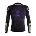 Raven Fightwear Women's Funnel Web Spider BJJ Rash Guard MMA Black ...