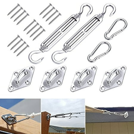 Triangular Awning Mounting Set, Tension Screw Carabiner Mounting Set ...
