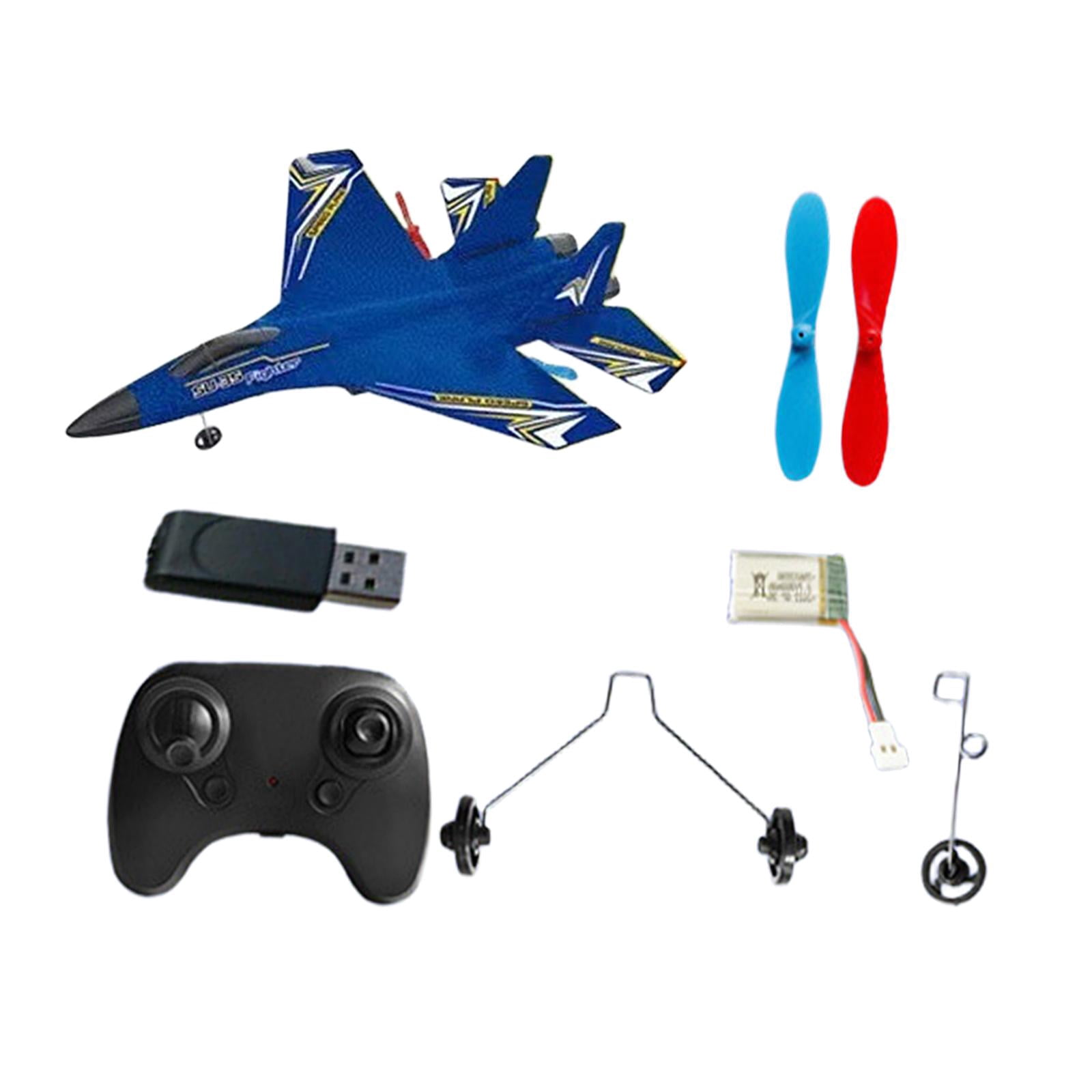 Avión de control remoto RC Glider fácil de volar anticolisión con luz ...