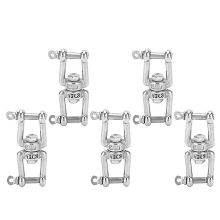 Gupbes Double Ended Swivel Hook,5Pcs Rotating Snap Stainless Steel ...