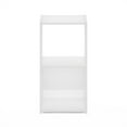 Furinno Pelli Cubic Storage Cabinet, 2x1, White, Wood Furniture ...