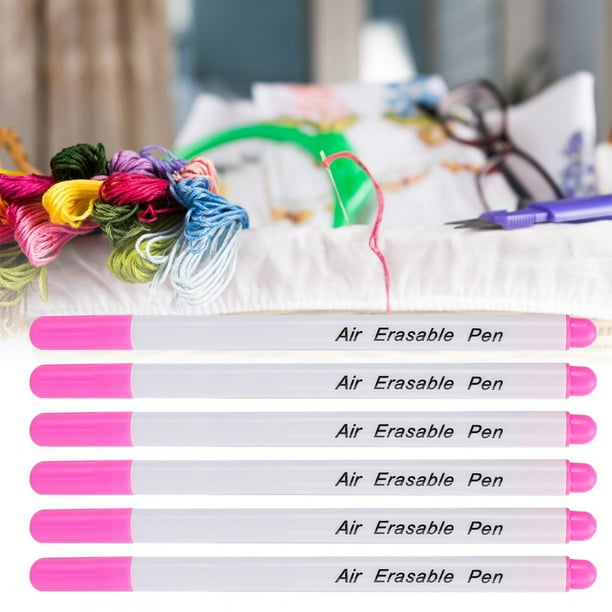 10pcs Disappearing Ink Marking Pen, Air Water Erasable Pen Fabric ...