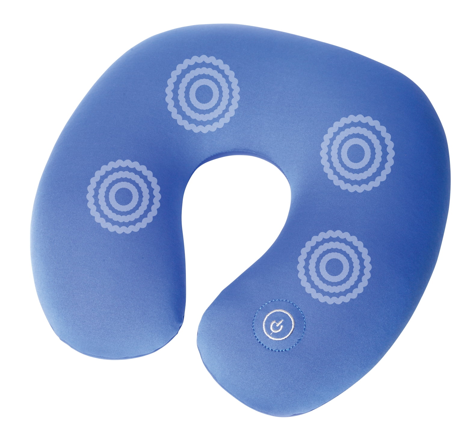 Vibrating Neck Massage Travel Pillow, Micro Bead, Blue - Walmart.com