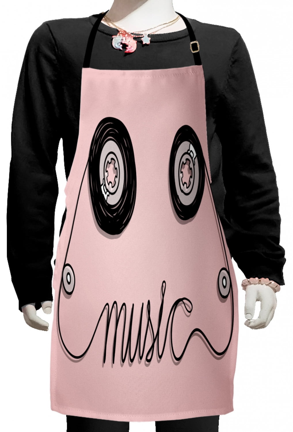 Music Kids Apron, Music Letters Written by Cassette Tape Loud ...