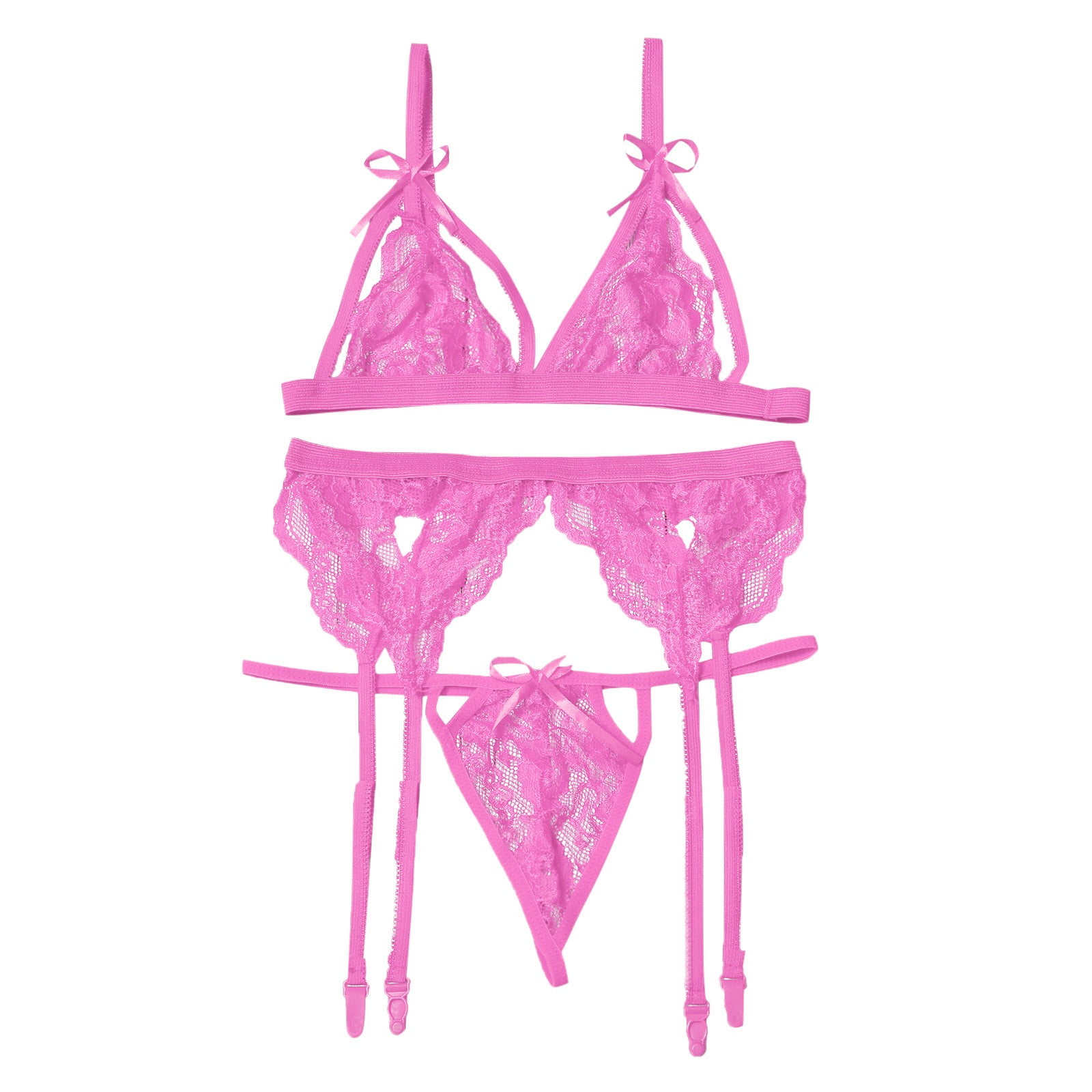 Xinshide Underwear Female Erotic Lingerie Sexy Lace Strap Garter Belt