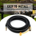 Anxingo 12 Feet Propane Quick Connect Hose for RV to Grill BBQ, 3/8 ...