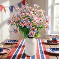 Beforeyayn Independence Day Simulation Flower Flag, Red White Blue ...