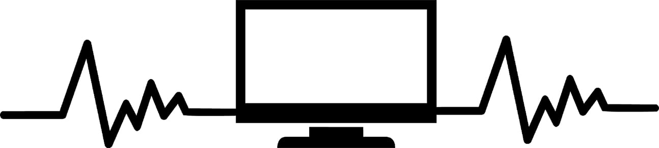 Monitor Lifeline Heartbeat Gamer Videogames Play Hobby Wall Decals for ...