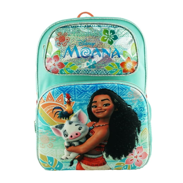 Disney Moana backpack 16" with 3D EVA molded front pocket - Walmart.com