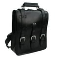 13 MacBook Pro - Full Leather Backpack LB03.BLK - Walmart.com