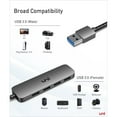 uni USB Hub, Aluminum 4-Port PS4 USB 3.0 Data to USB Hub Adapter (Ultra ...
