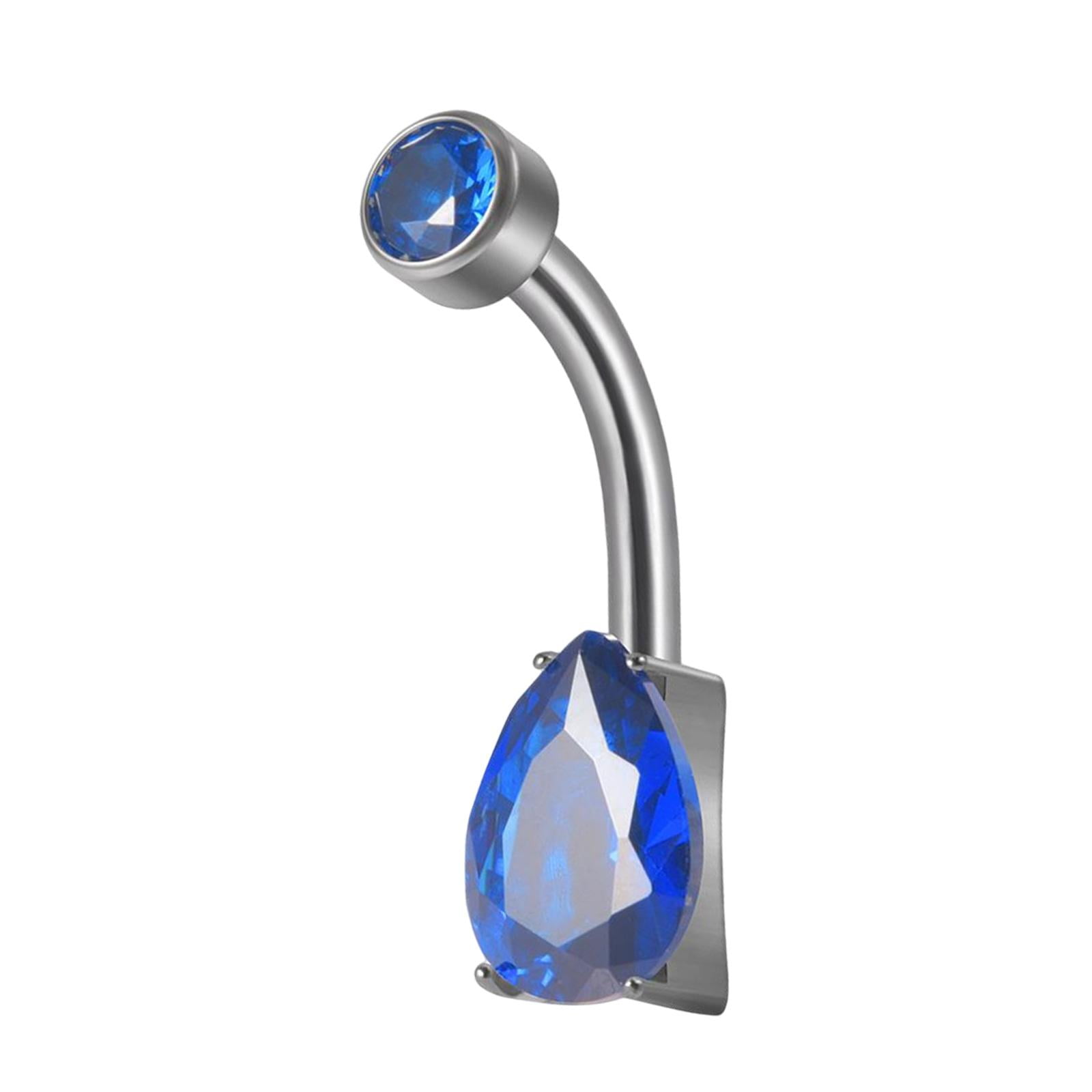 Belly Button Rings Accessories 10mm 14G Navel Rings Bars for Women Men ...