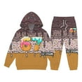 Boys Tracksuit 67 Ice Print Sweatsuit 6 7 Cute Preppy Rap Baseball ...