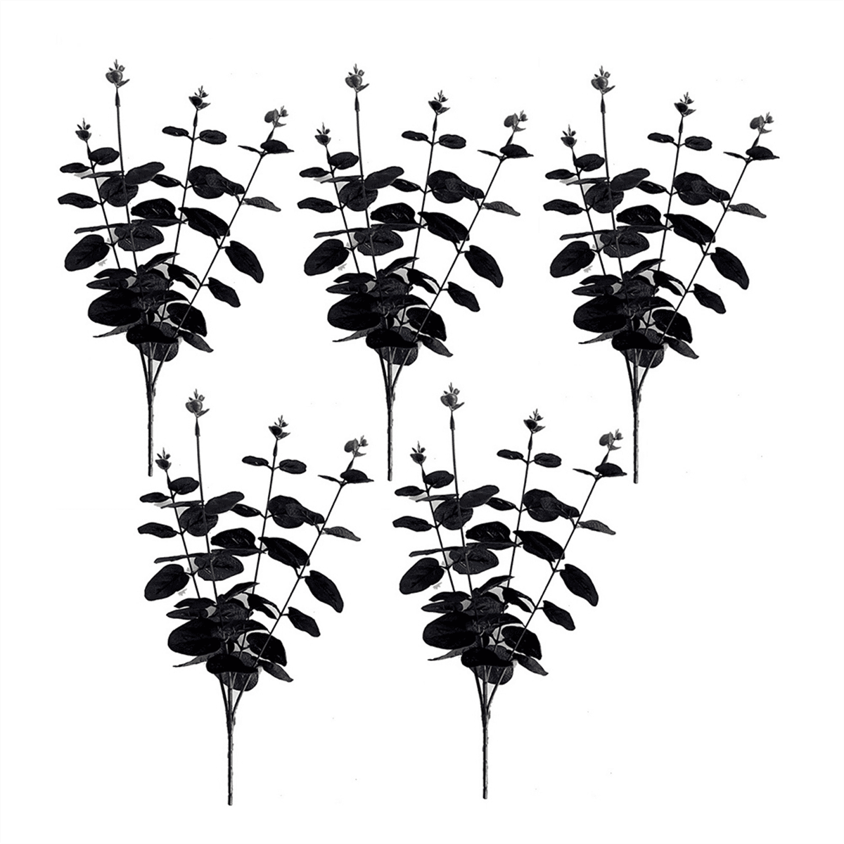 Click here for Unbranded Black Eucalyptus Branch Black Flower Art... prices