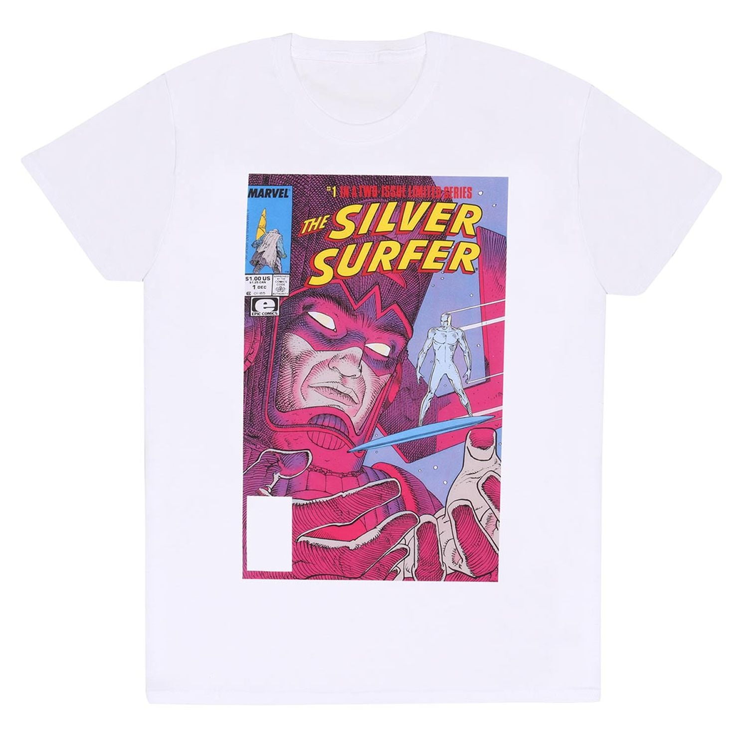 Click here for Marvel Adult Silver Surfer Comic T-Shirt M prices