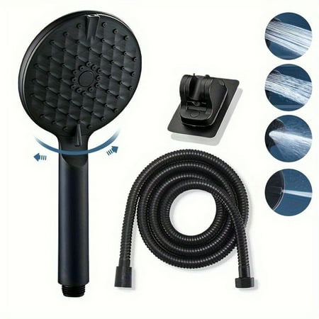 EQWLJWE 3 Piece Shower Head with Hose High Pressure Suit,Supercharged ...