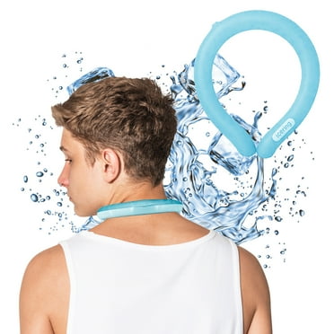 Neck Cooling Tube, Wearable Cooling Neck Wrap for Summer Heat I Hands ...