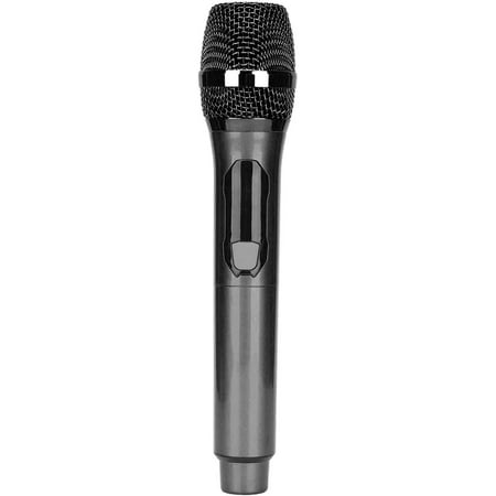 Wireless Microphone, Handheld Dynamic Cordless Microphone with LED ...