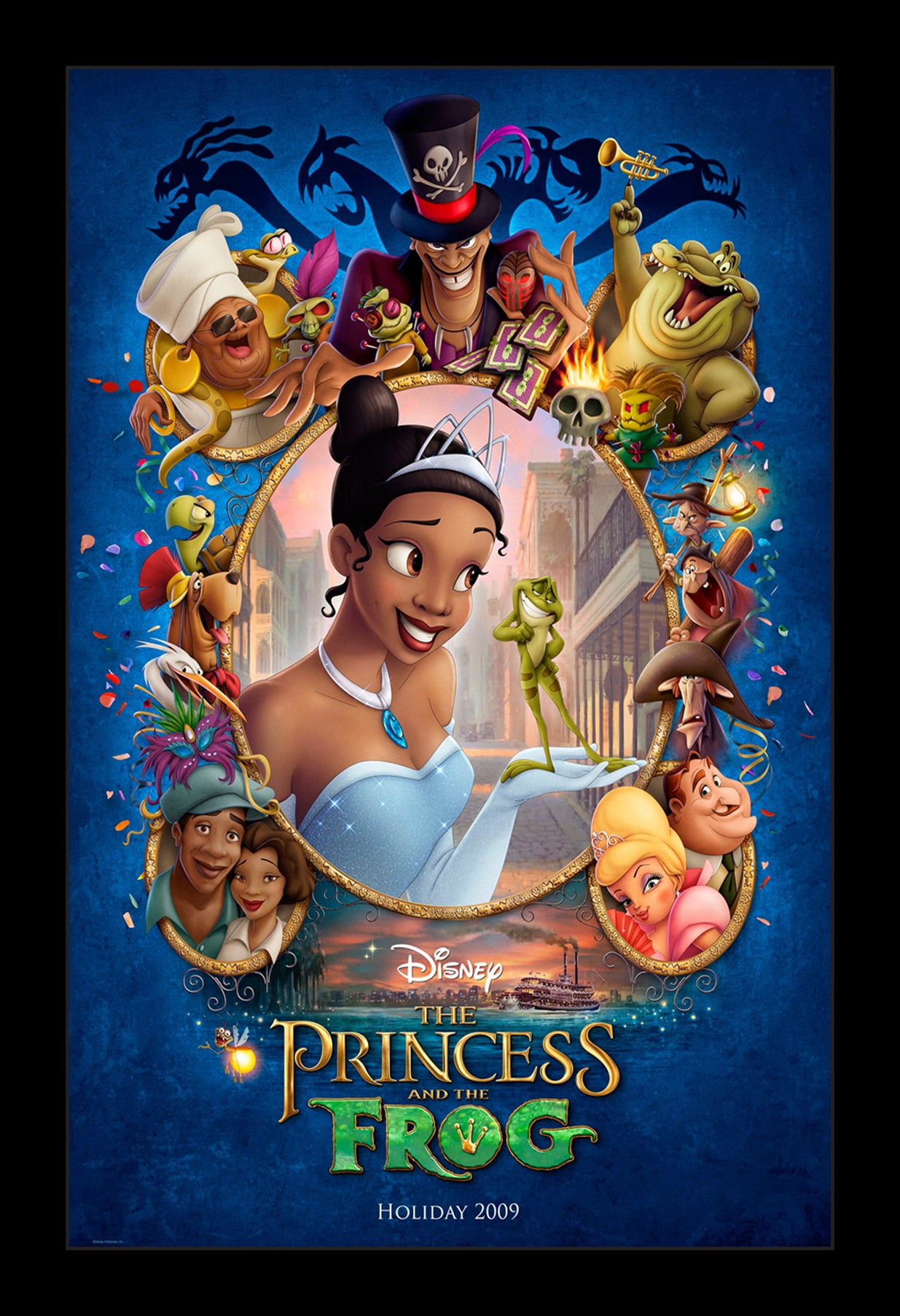 THE PRINCESS AND THE FROG - 11x17 Framed Movie Poster - Walmart.com