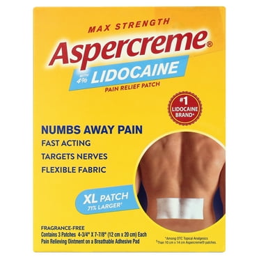 BLUE-EMU Lidocare Pain Relief Patch, Back and Shoulder, 3 ct - Walmart.com