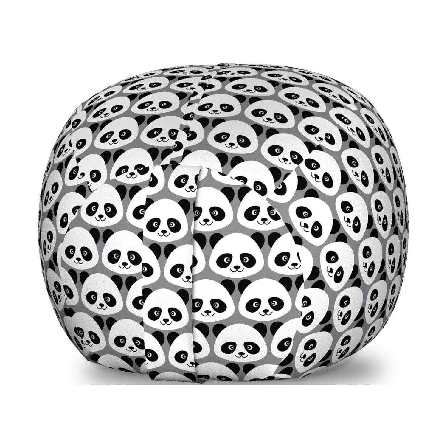 Panda Storage Toy Bag Chair, Continuous Cartoon Coon Bear Bamboo ...