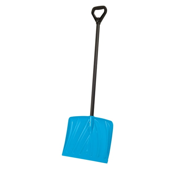 Structron Steel Snow Shovel With 18 In. Head And 41 In. Fiberglass ...