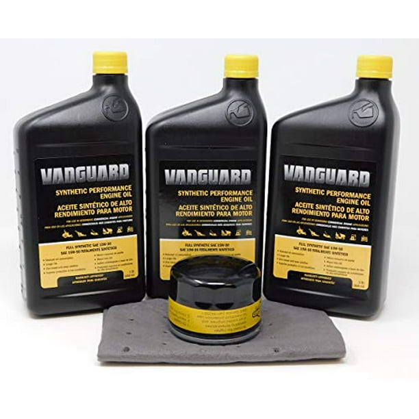 Briggs & Stratton 15W-50 (3 Quarts) Full Synthetic Vanguard Engine Oil ...
