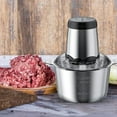 Electric Meat Grinder 3L Adjustable Electric Grinder With 300W Powerful Motor Large Food ...
