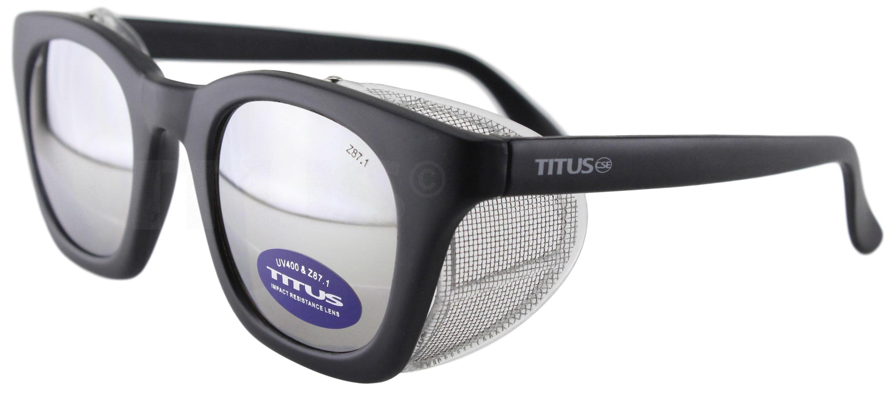 Titus Retro Style Safety Glasses with Side Shield - Walmart.com