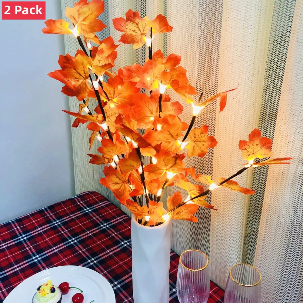 Click here for Mesase Led Maple Leaf Branch Light For Fall Thanks... prices