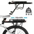 Supsupsiu Adjustable Bike Rear Rack 115lbs Cycling Cargo Carrier ...