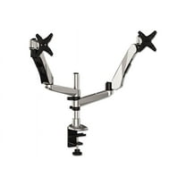 3M MA265S Easy-Adjust Desk Dual Arm Mount for 27 in. Monitors - Silver ...