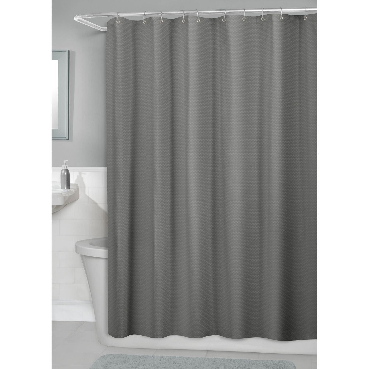 Hometrends Decorative Fabric Shower Curtain 70 In X 72 In