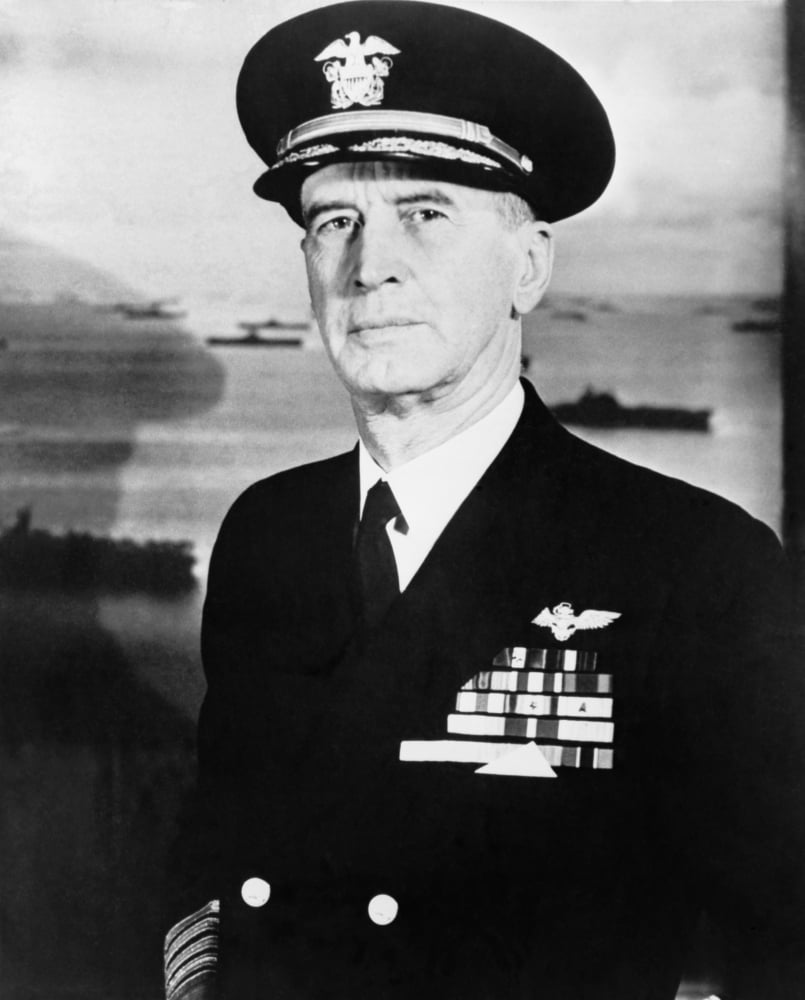 Admiral Ernest King In Full Naval Uniform History (24 x 36) - Walmart ...