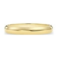 Amanda Rose Womens Solid 10K Yellow Gold Wedding Band, 3mm Traditional ...