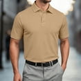 Afdoent Polo Shirts For Men Solid Color Casual Breathable Starry ...