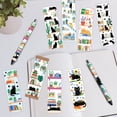 12Pcs Plastic Rub on Transfer Stickers Waterproof Cup Wrap Transfer ...