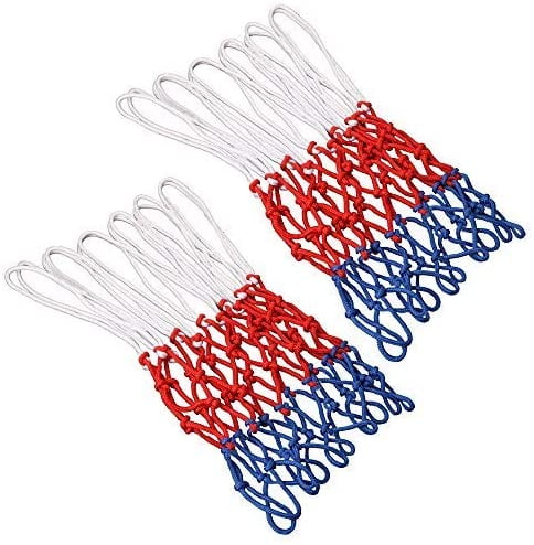 2-Part Multi-Colored Basketball Net, Basketball Hoop Net, Replacement ...