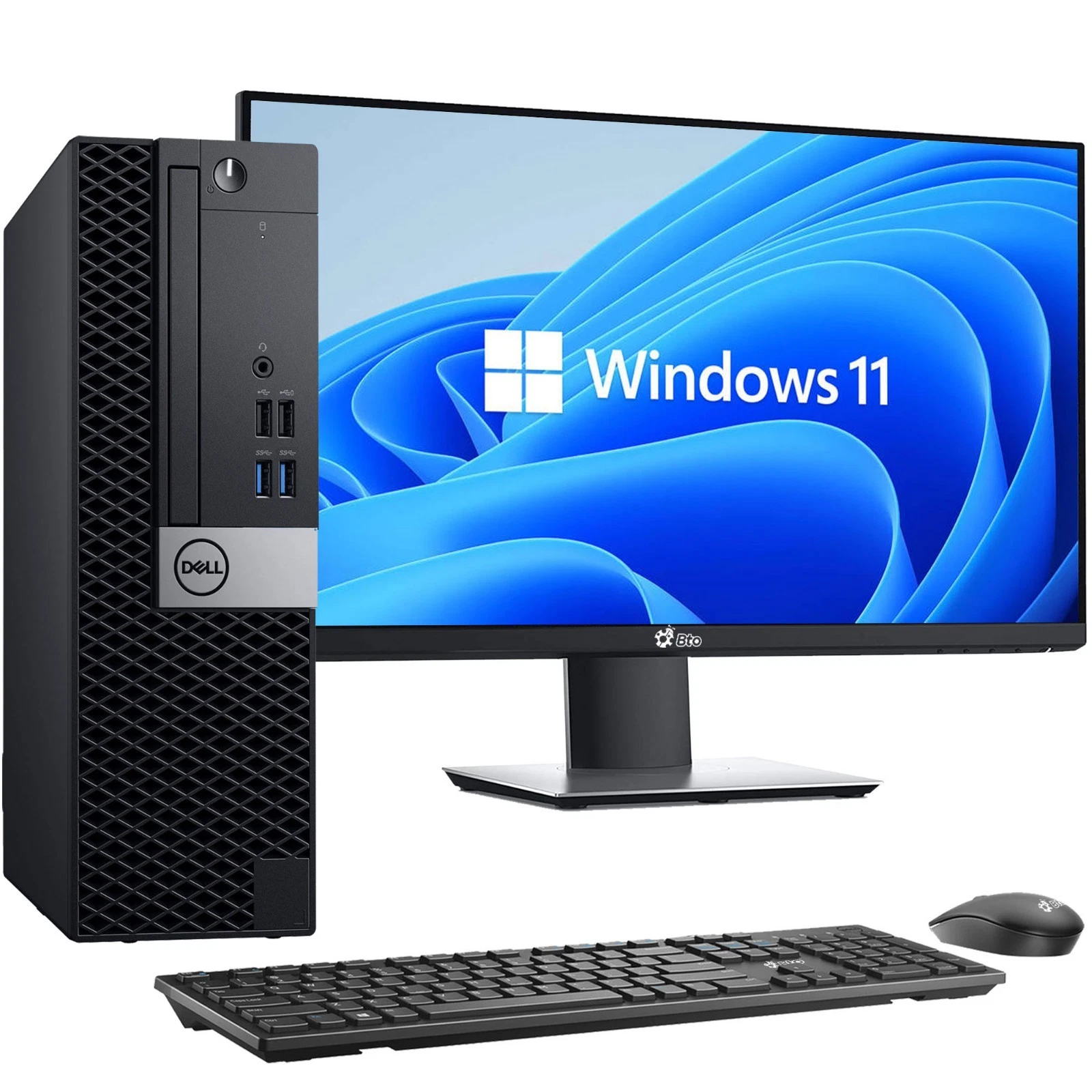 Restored Dell Desktop Computer OptiPlex 5070 SFF PC Intel i5-9500 6 ...