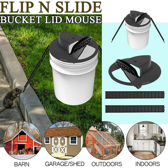 Bucket Lid Mouse Trap