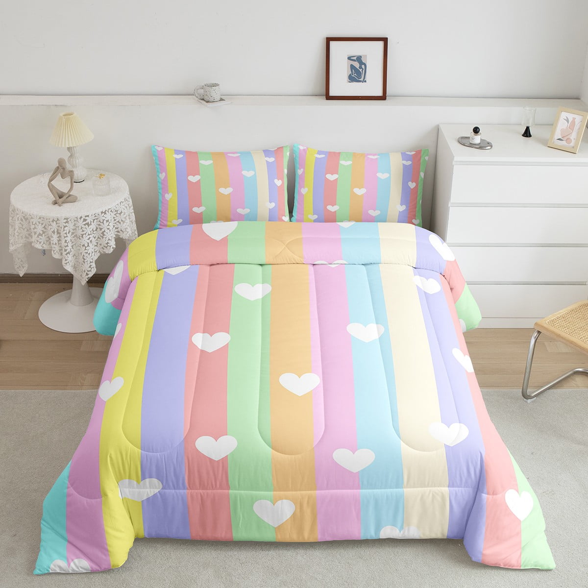 Click here for Erosebridal Cartoon Rainbow Bedding Sets Twin With... prices