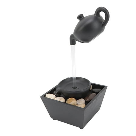 Rockery Water Fountain Ornament, Vivid Compact Floating Teapot ...