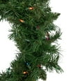 Pre-lit Chatham Pine Artificial Christmas Wreath 24-Inch Multi-Color ...