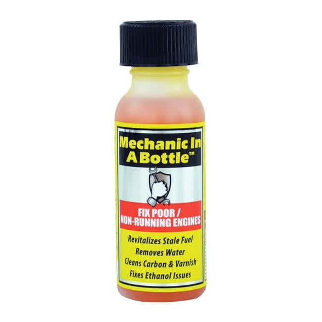 Mechanic In A Bottle 7664923 Gasoline Fuel Treatment, 2 oz - Pack of 12 ...